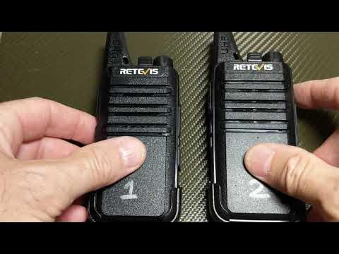 Retevis RT-22 Two Way Radios - YouTube