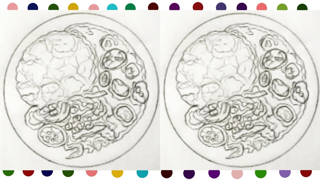 How to draw food Rice curry Vegetable #howtodraw #indianfood #curry # ...