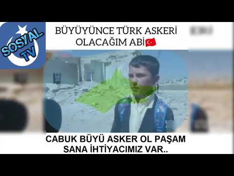 Azezde Türkmen Cocuğu Yahya ( Büyüyünce Türk Askeri Olacağım )