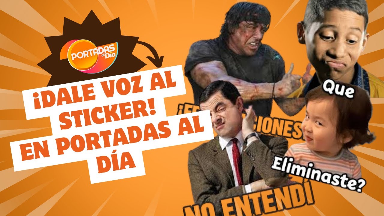 ¡DALE VOZ AL STICKER! 😂 Nuestros animadores doblan los MEMES más ...