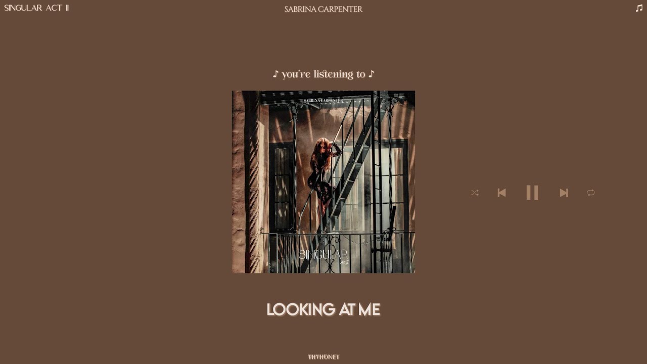 sabrina carpenter - looking at me (sped up + reverb) - YouTube