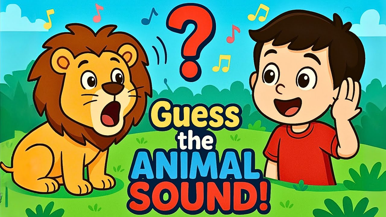 Guess The Animal Sound 🔊 | Fun Animal Sound Game For Kids | Educational ...