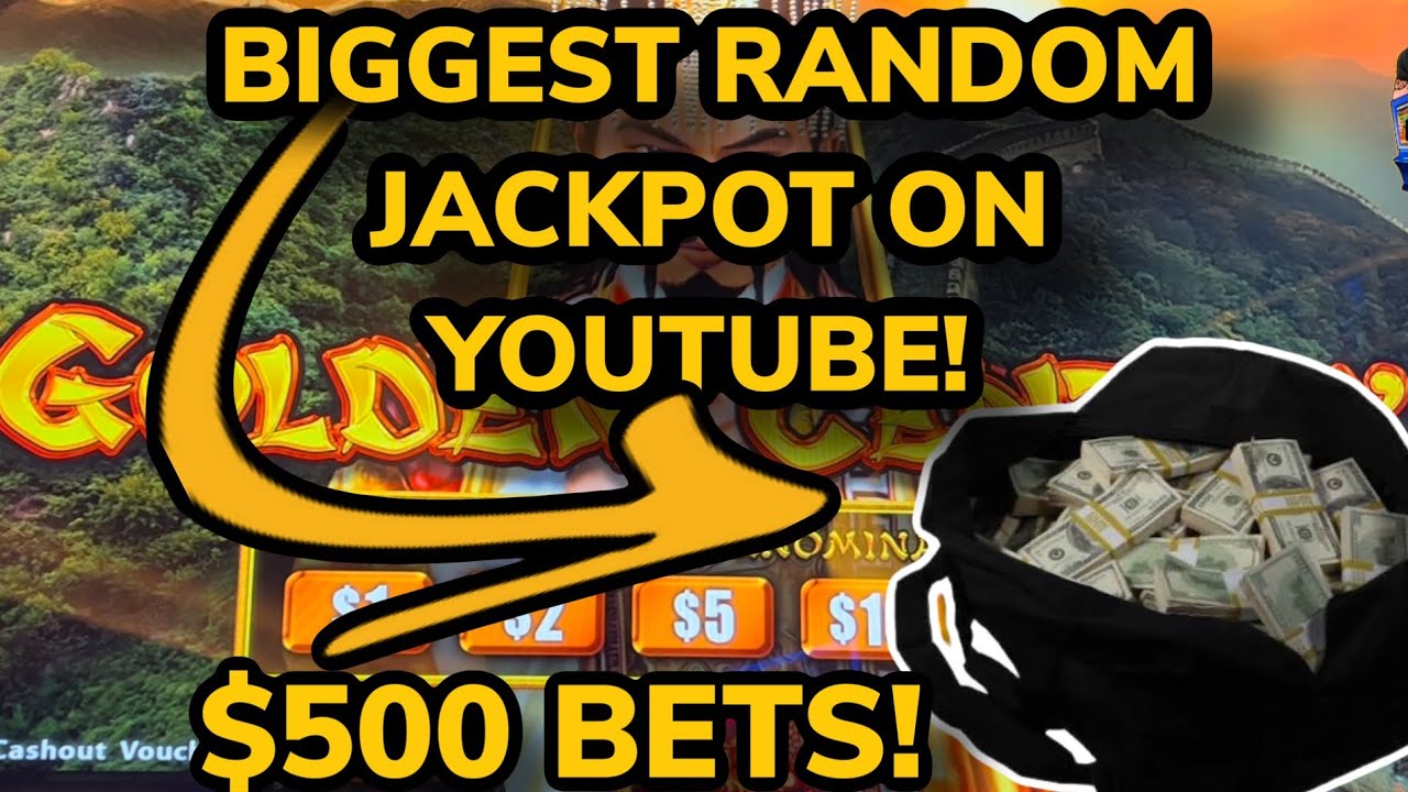 $500 BETS BIGGEST RANDOM JACKPOT ON YOUTUBE! - YouTube