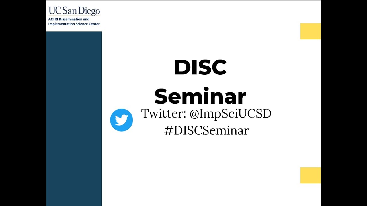 DISC Seminar: October 2023 - YouTube