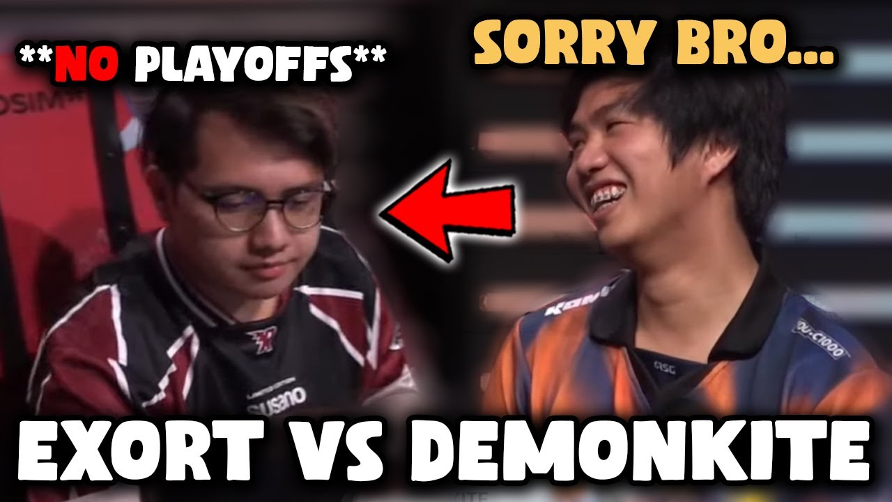 DEMONKITE ENDING HIS FORMER TEAMMATE EXORT'S PLAYOFFS DREAM IN MPL MY ...