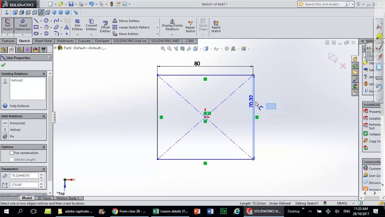 CAD Ex 5 Step 1 Base - YouTube