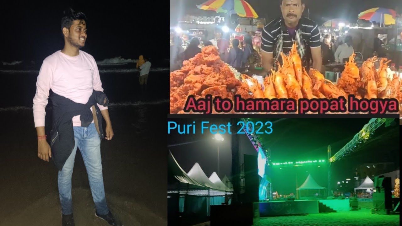 DAY 2 Golden beach Puri full masti on beach awesome place 😤🤨😱hamara hi ...