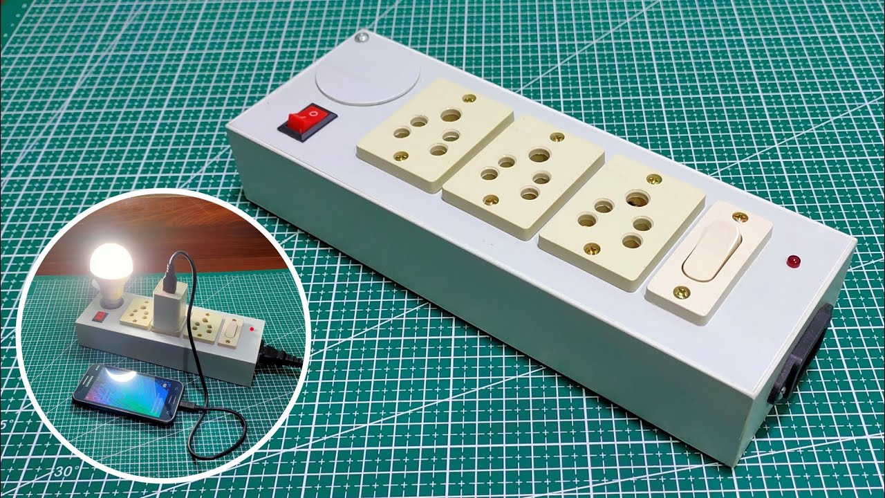 How To Make Extension Board At Home With PVC Pipe | PVC Pipe से घर पर ...