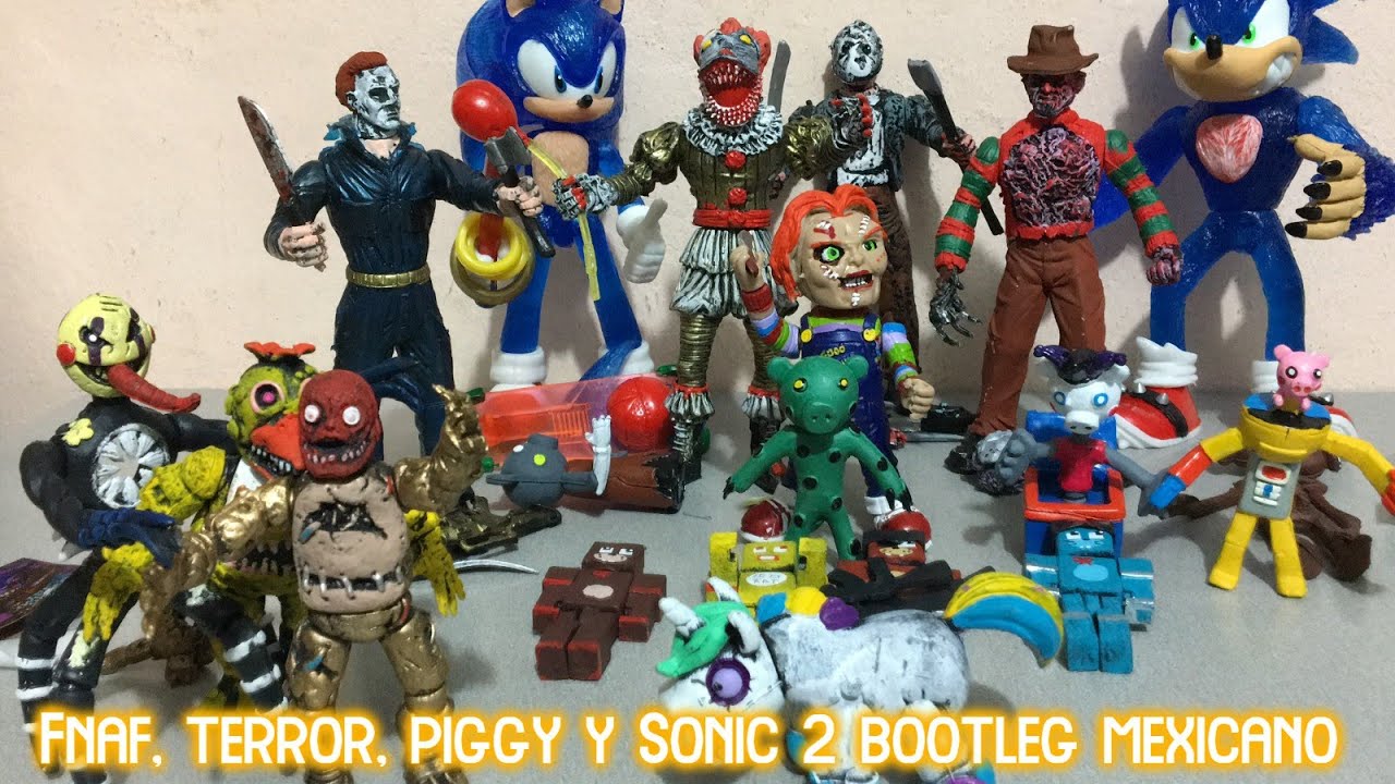 Fnaf, terror, piggy y Sonic 2 bootleg mexicano - YouTube