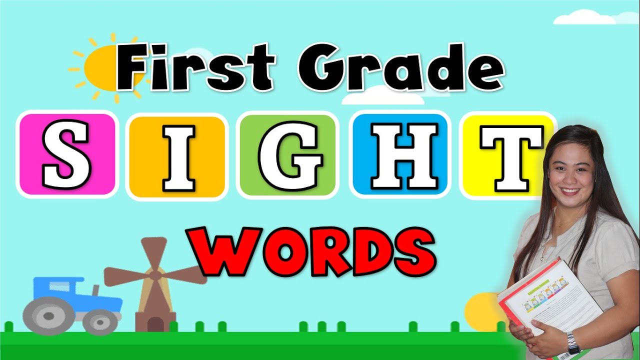 FIRST GRADE SIGHT WORDS - YouTube