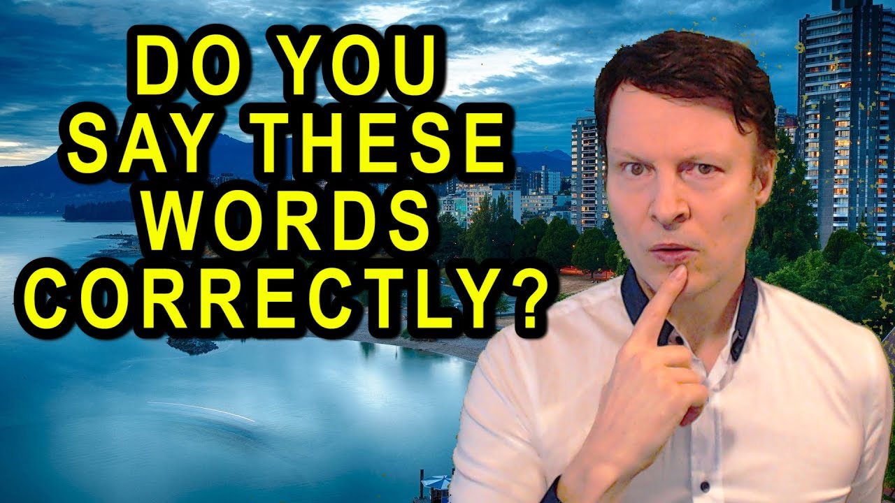 Do you say these words correctly? | Learn English with Steve Ford - YouTube
