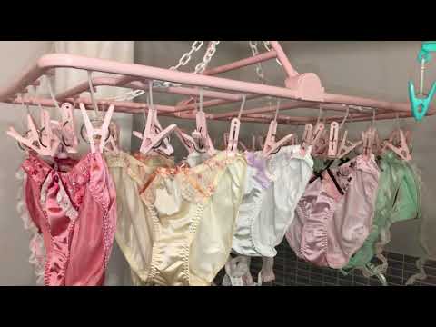 Wash and Dry - Hanging Underwear Clip Rack #32 | Lingerie Underwear Collection | Japan TRIUMPH set