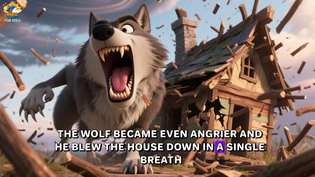 The Three Little Pigs and Wolf | Full Story for Kids | Fairy Tale ...