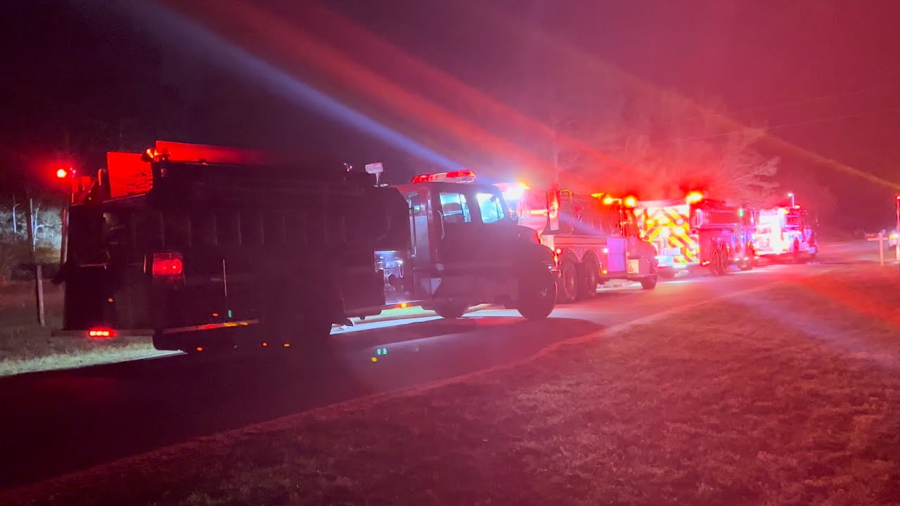 Multiple Fire Units on scene of a Structure Fire in East Milton ...