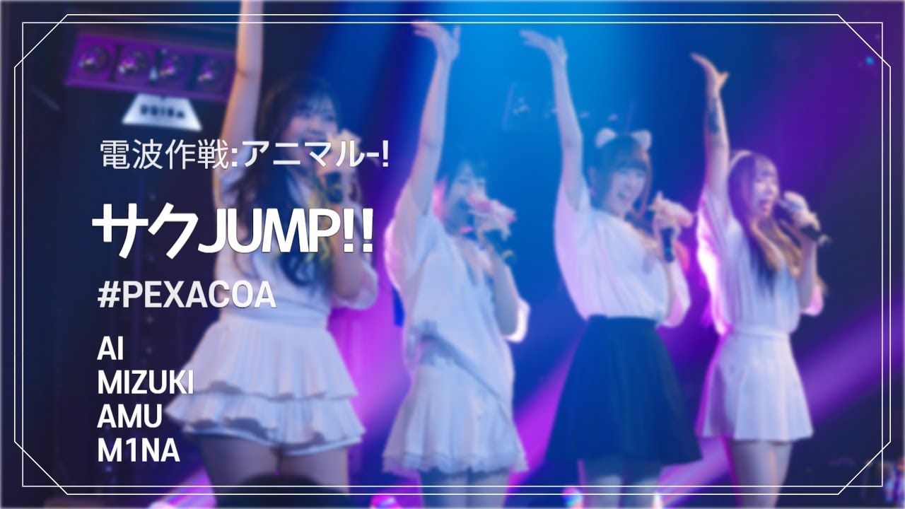 230429 MiU Birthday Live (サクJUMP!! - #PEXACOA) / 電波作戦:アニマル-! - YouTube