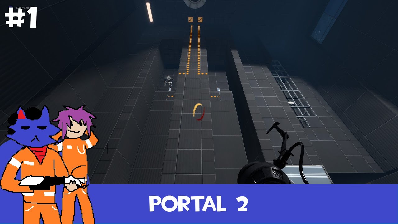 Portal 2 Coop Part 1 - A new face! (feat. Dandi) - YouTube