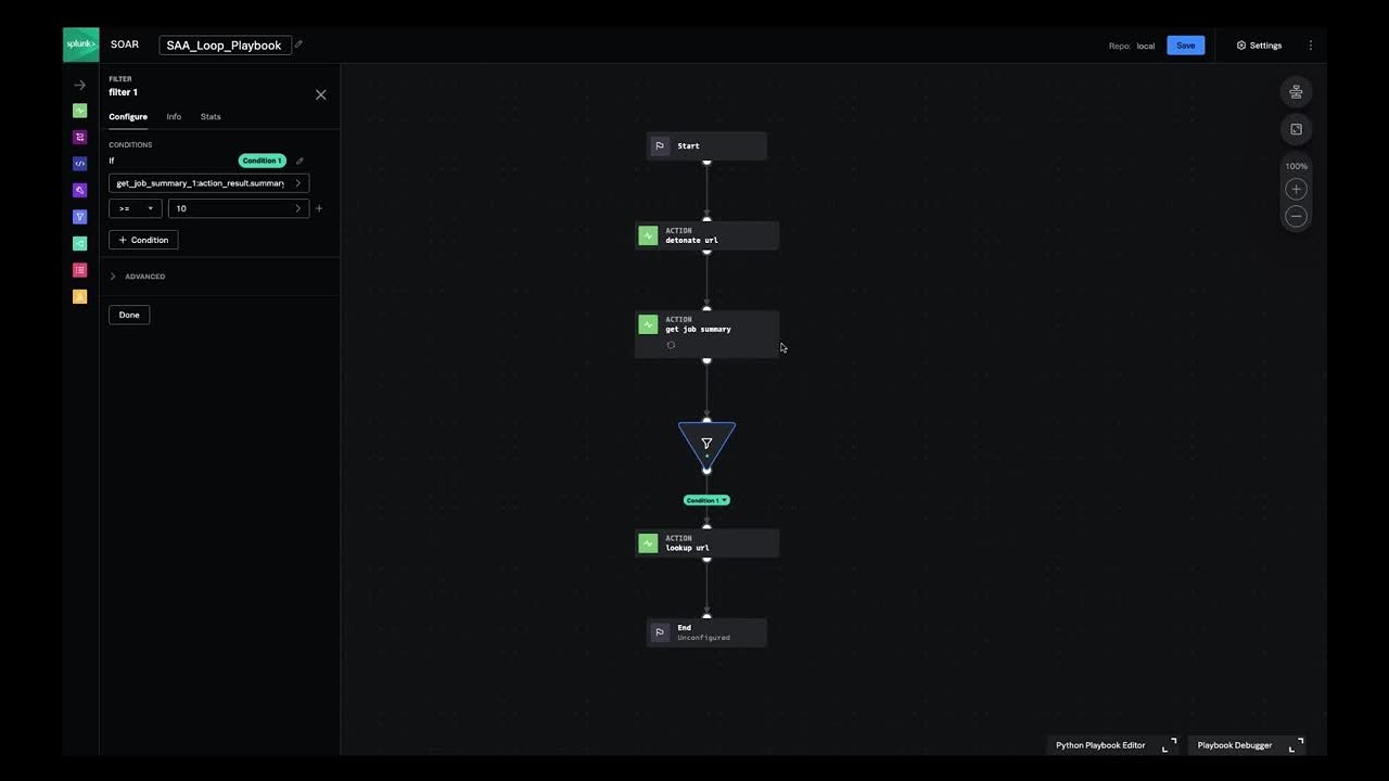 Splunk SOAR Logic Loops Demo - YouTube