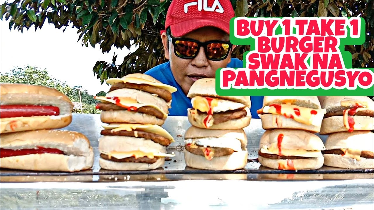 PAANO GUMAWA NG BURGER NA SWAK NA PANG NEGOSYO( PINOY STYLE BURGER ...