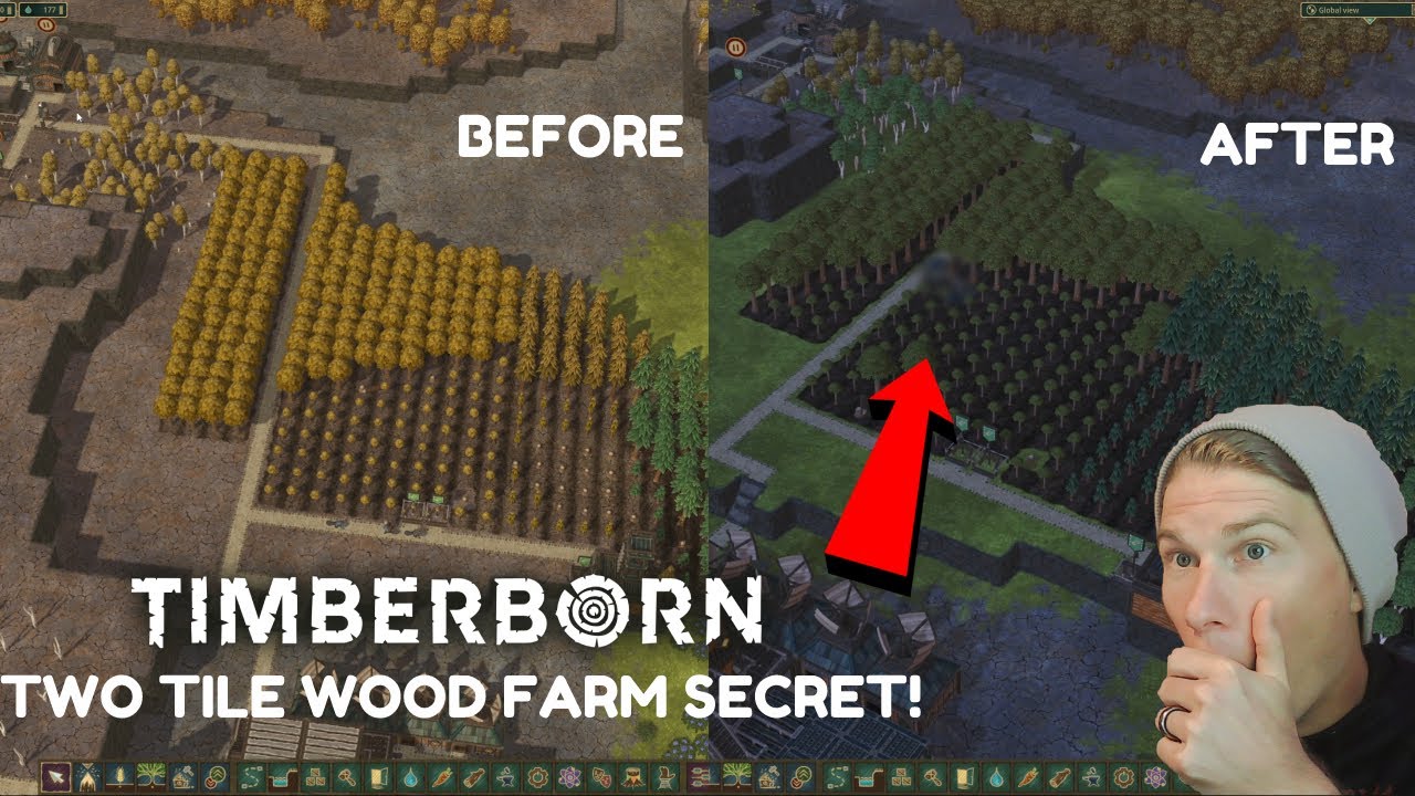 2 TILE ONLY Wood Farm Breakthrough! - Timberborn Episode 4 (A January ...