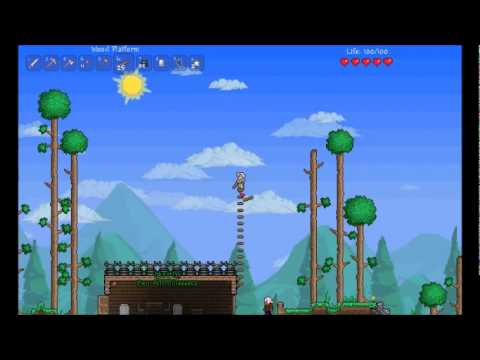 Terraria ~ Playing with the Bell & Harp - YouTube