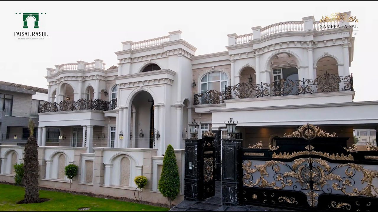 New project of 2 kanal in DHA Phase-6 by Faisal Rasul Architectural Consultancy. - YouTube