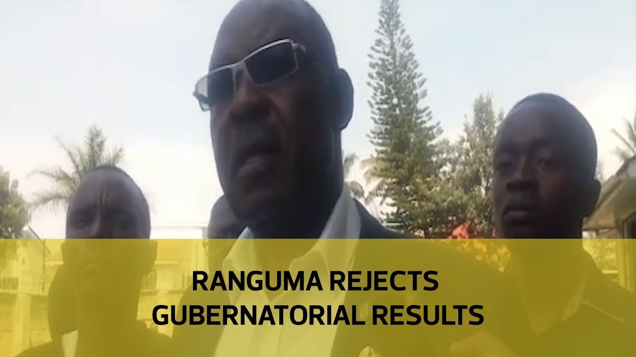 Ranguma rejects Kisumu gubernatorial results - YouTube