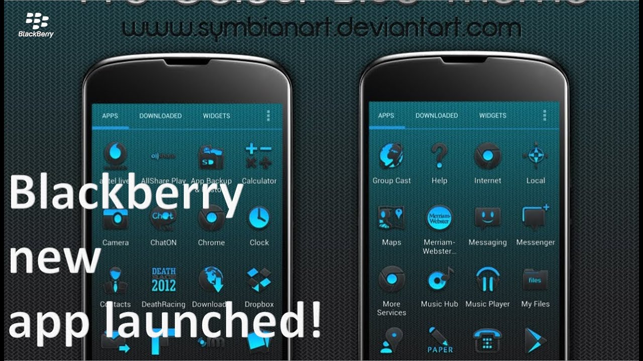 Blackberry APP Launcher| Upgraded - YouTube