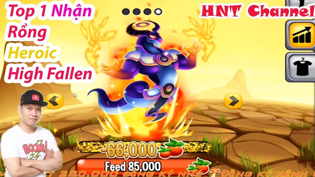 Dragon City Top 1 Nhận Rồng Heroic High Fallen Dragon City HNT Channel ...