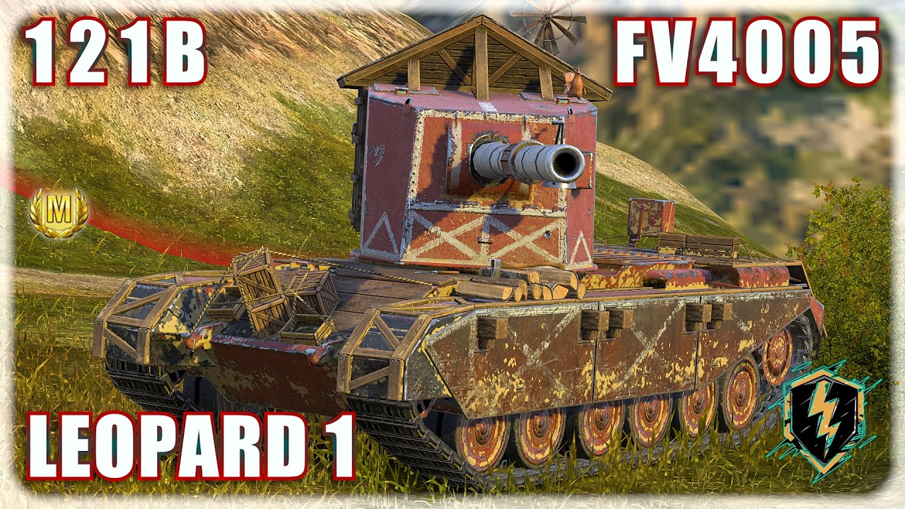 FV4005 ꥟ LEOPARD 1 ꥟ 121B | World of Tanks Blitz Replays - YouTube