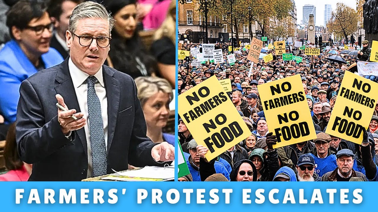 Furious Farmers Strike Back : Labour Braces for 'Dirty Protest' ! - YouTube