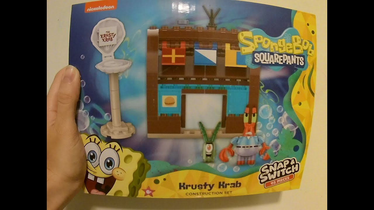 SpongeBob SquarePants Construction Set Unboxing - YouTube
