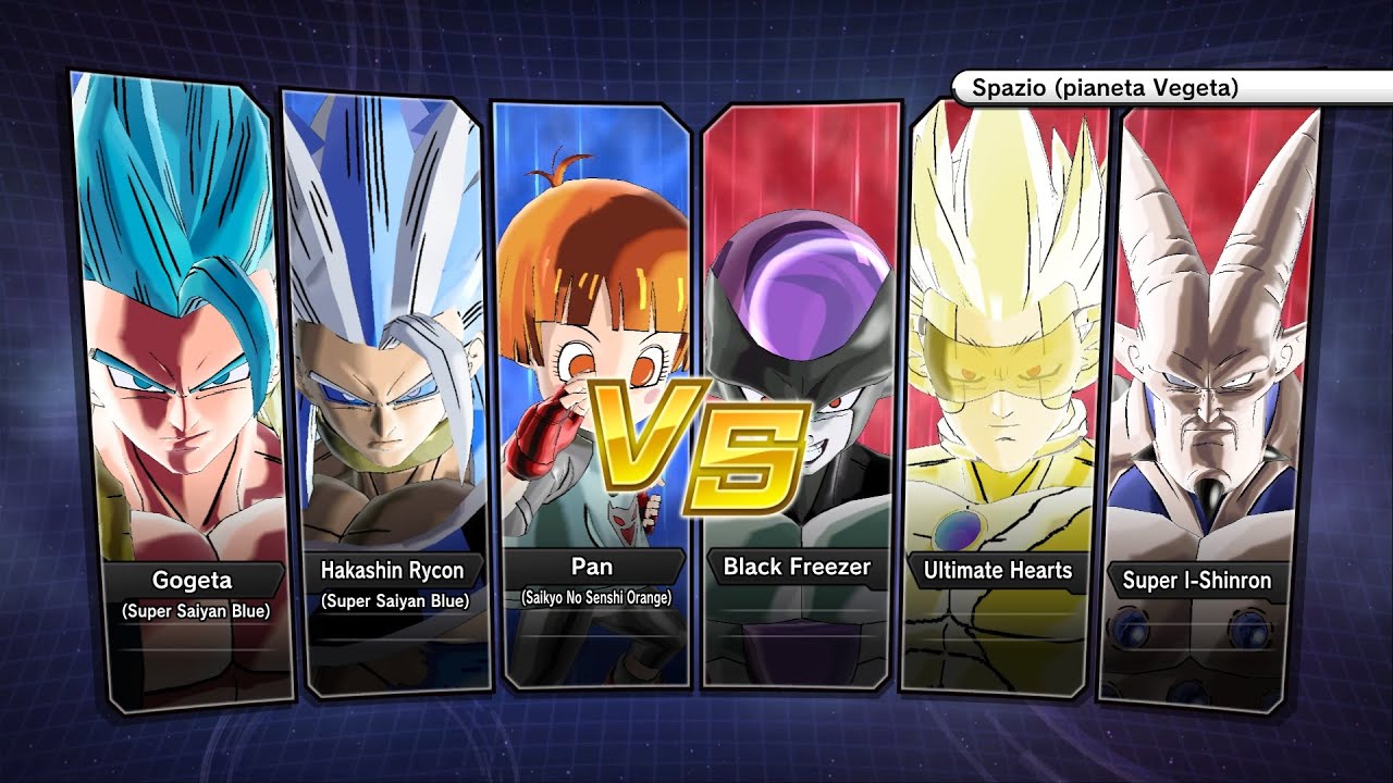 XV2 (PC): Pan kid SNS Orange/Rycon SSJB/Gogeta SSJB vs Black Freezer ...
