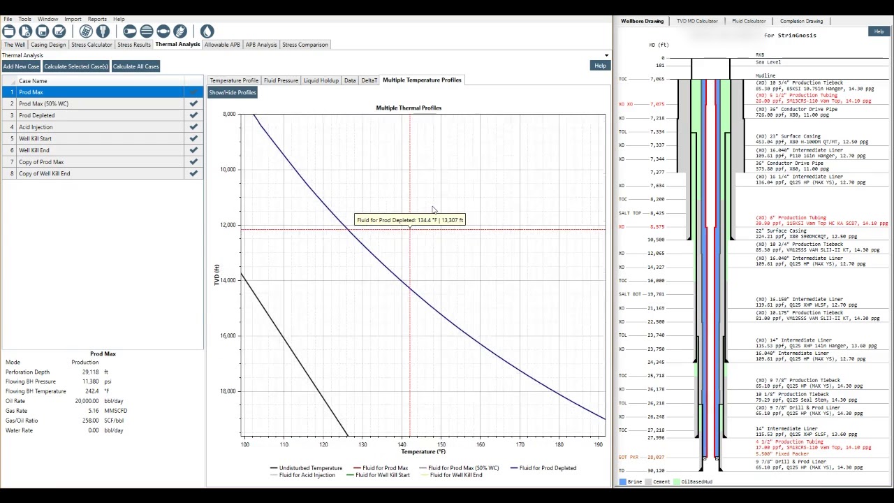 Thermal Analysis - StrinGnosis® Casing Design Software - YouTube