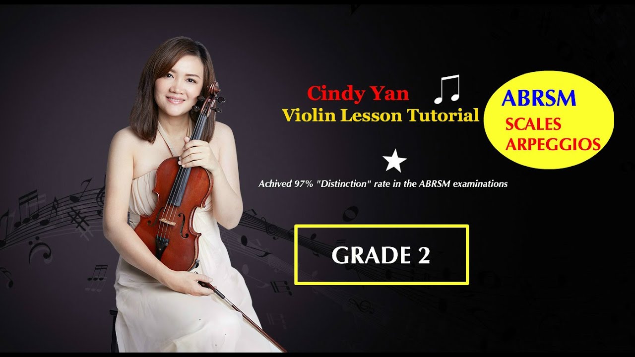 ABRSM Violin Grade 2 Scales & Arpeggios- Separate Bows and Slurred Bow ...