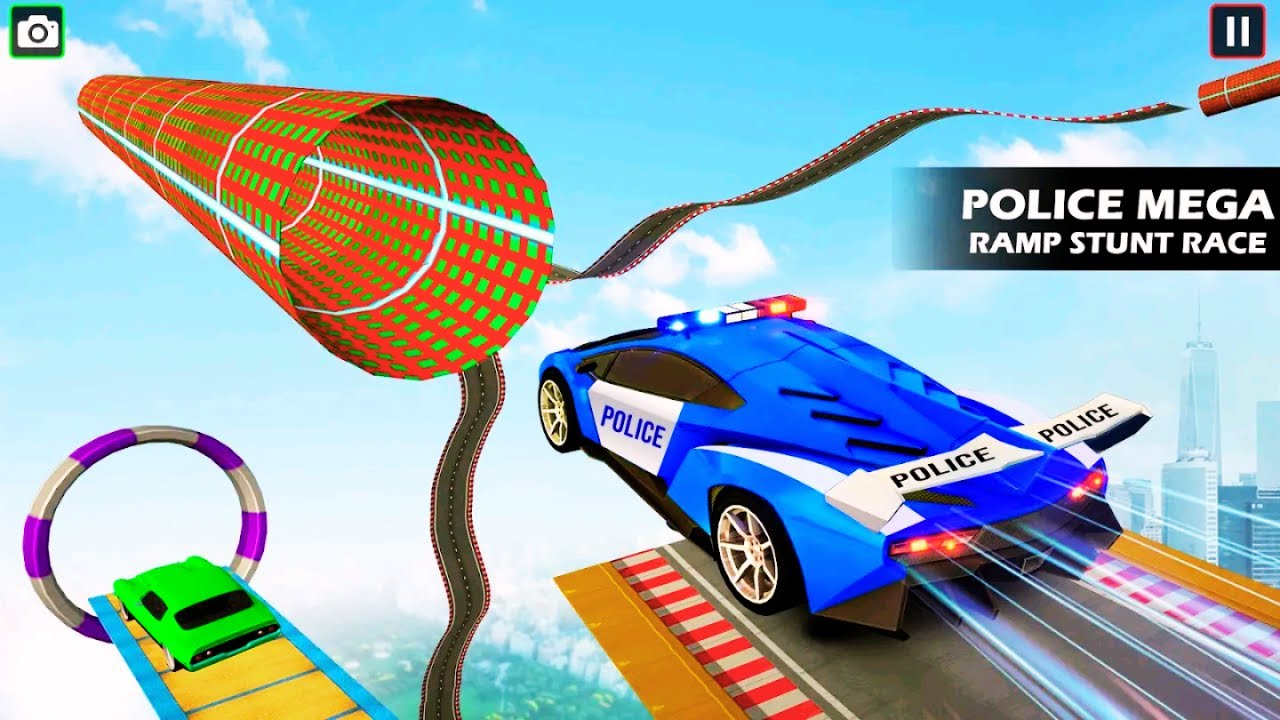 Police Car Stunts: Car Games - Police Car Driving Stunts Racing Car ...