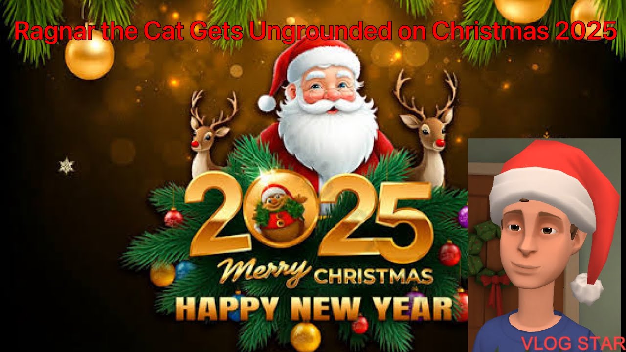 Ragnar the Cat Gets Ungrounded on Christmas 2025 - YouTube