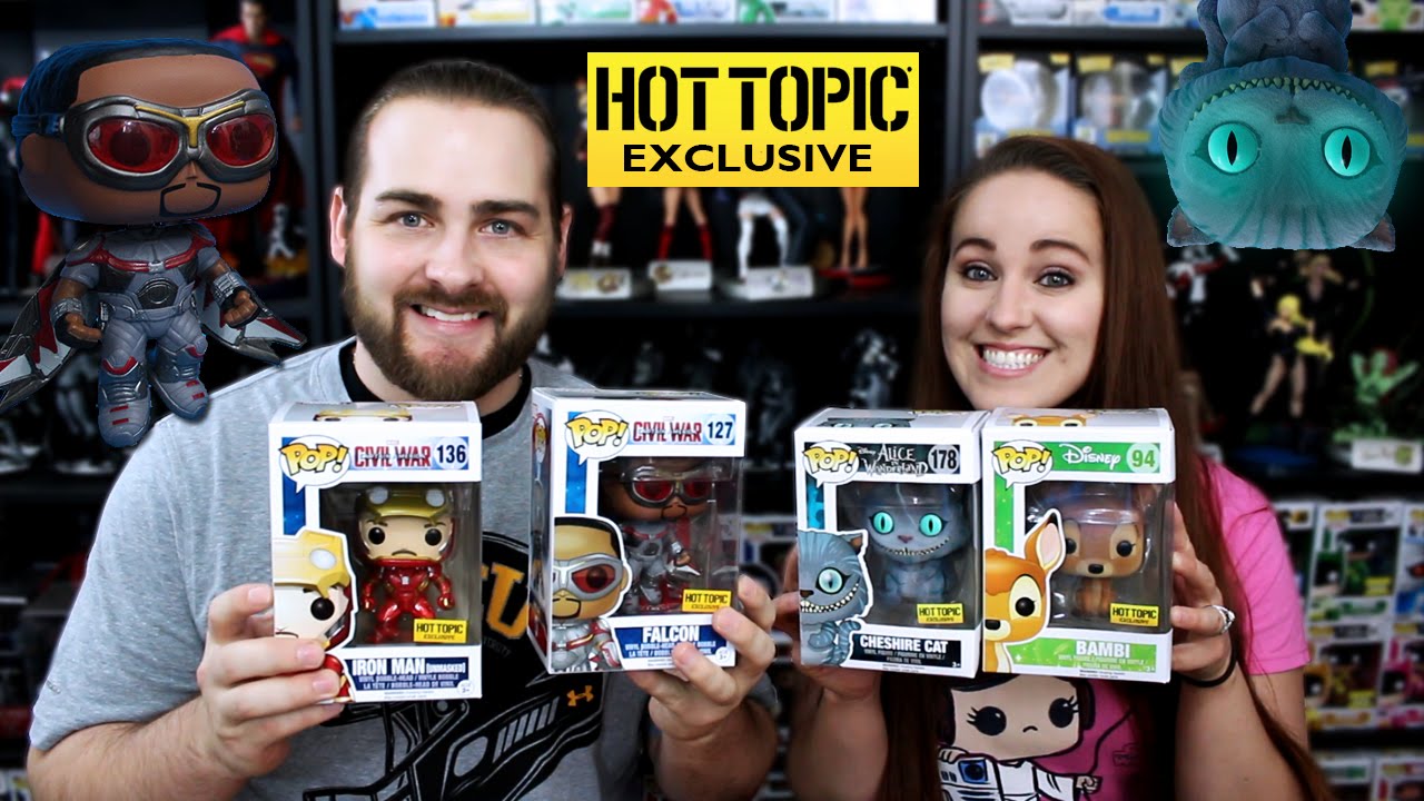 Hot Topic Exclusive Funko Pops - Civil War & Disney - YouTube