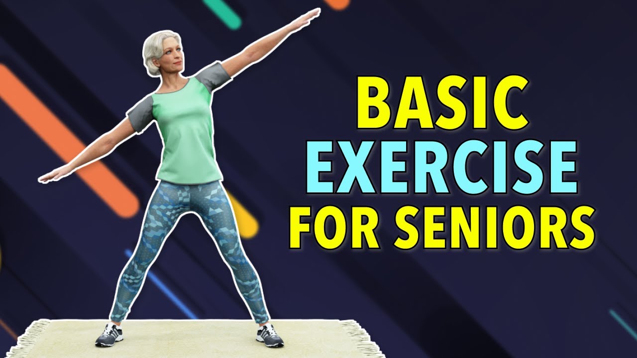 12-MINUTE BASIC EXERCISE FOR SENIORS OVER 60 AT HOME - YouTube