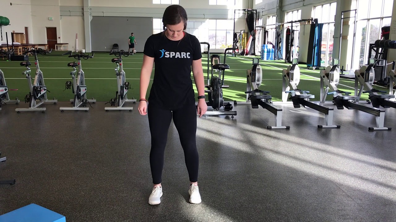 Vertical Jump To 1-Leg Landing - YouTube