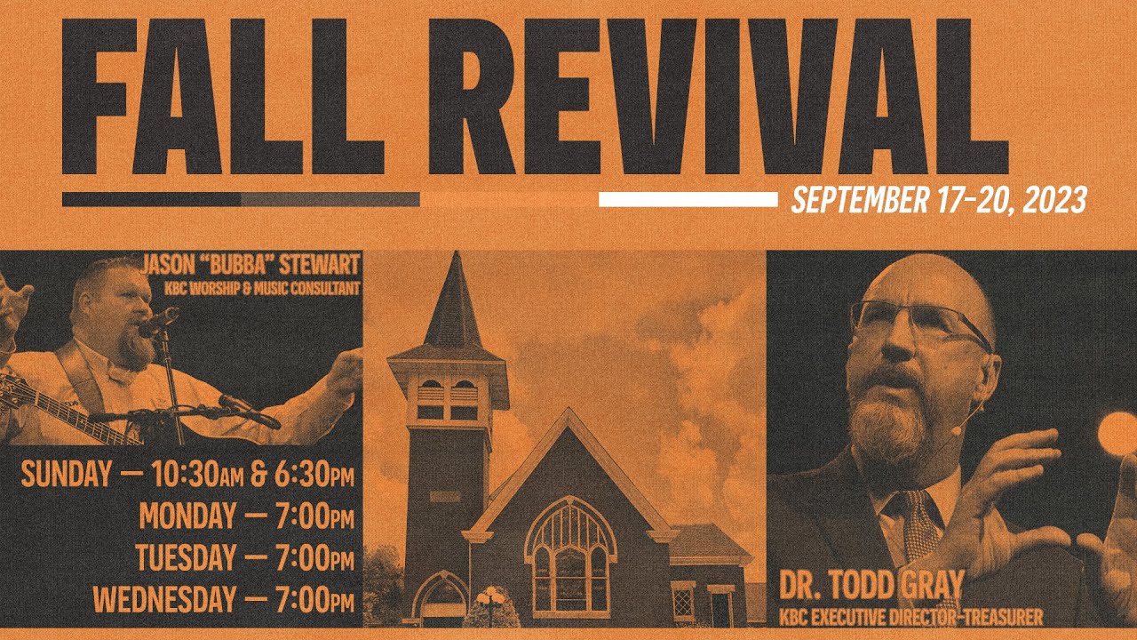 Fall 2023 Revival — Monday Evening Service - YouTube