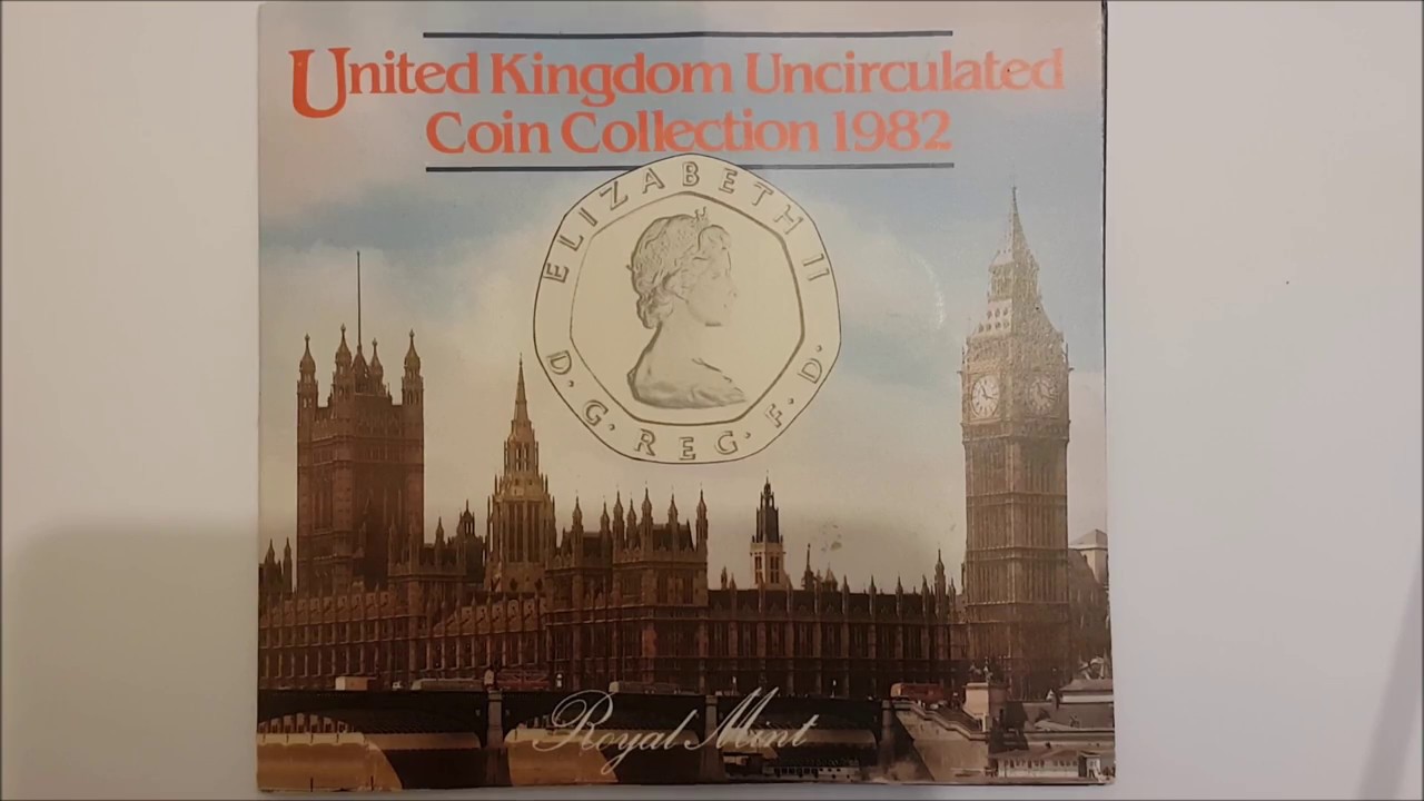 1982 United Kingdom Uncirculated Coin Collection (BUNC Set) - YouTube