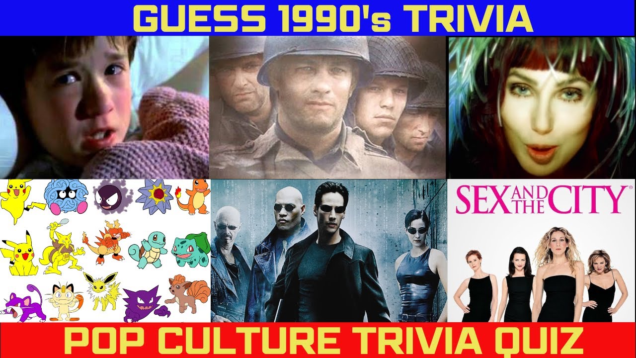 Guess #1990s Pop Culture Trivia (Quiz #14) - YouTube