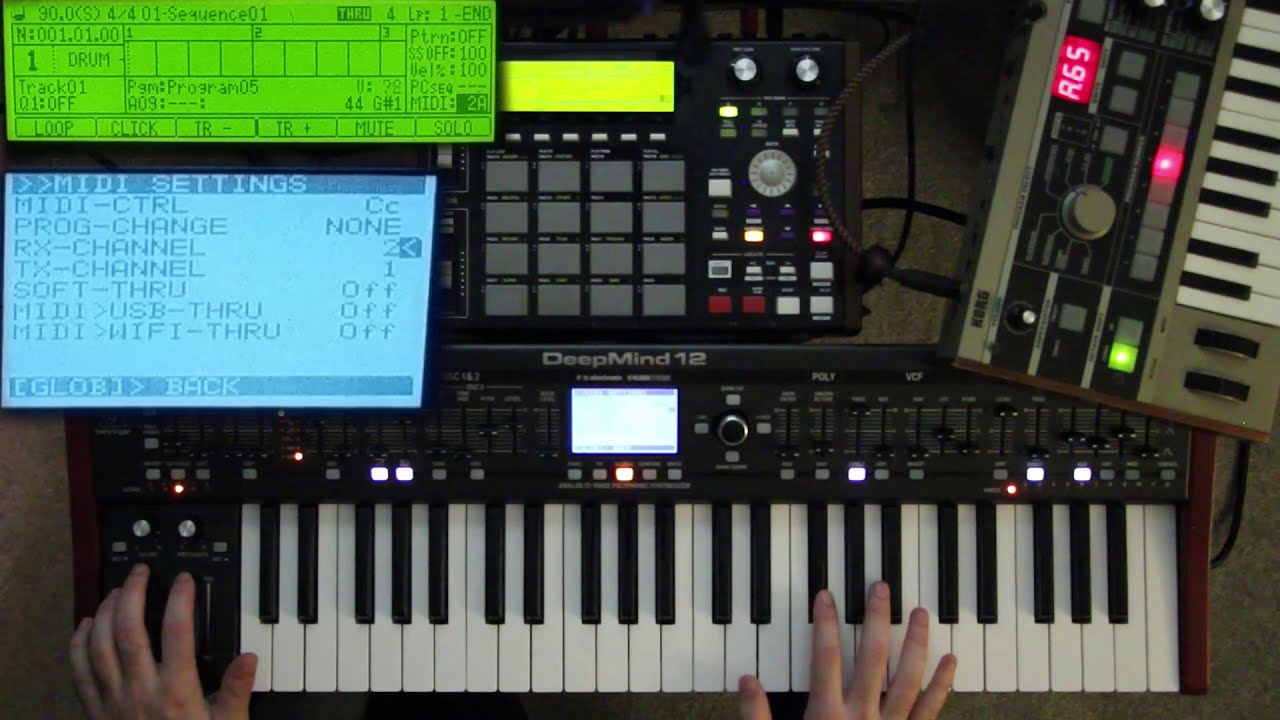 Deepmind 12 & MPC 1000 // Midi Settings & Basic Setup - YouTube