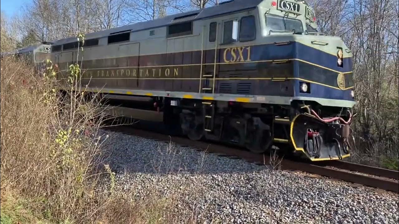 CSX Santa Train 80th Anniversary - CSX P001-19 - 11/19/2022 - YouTube