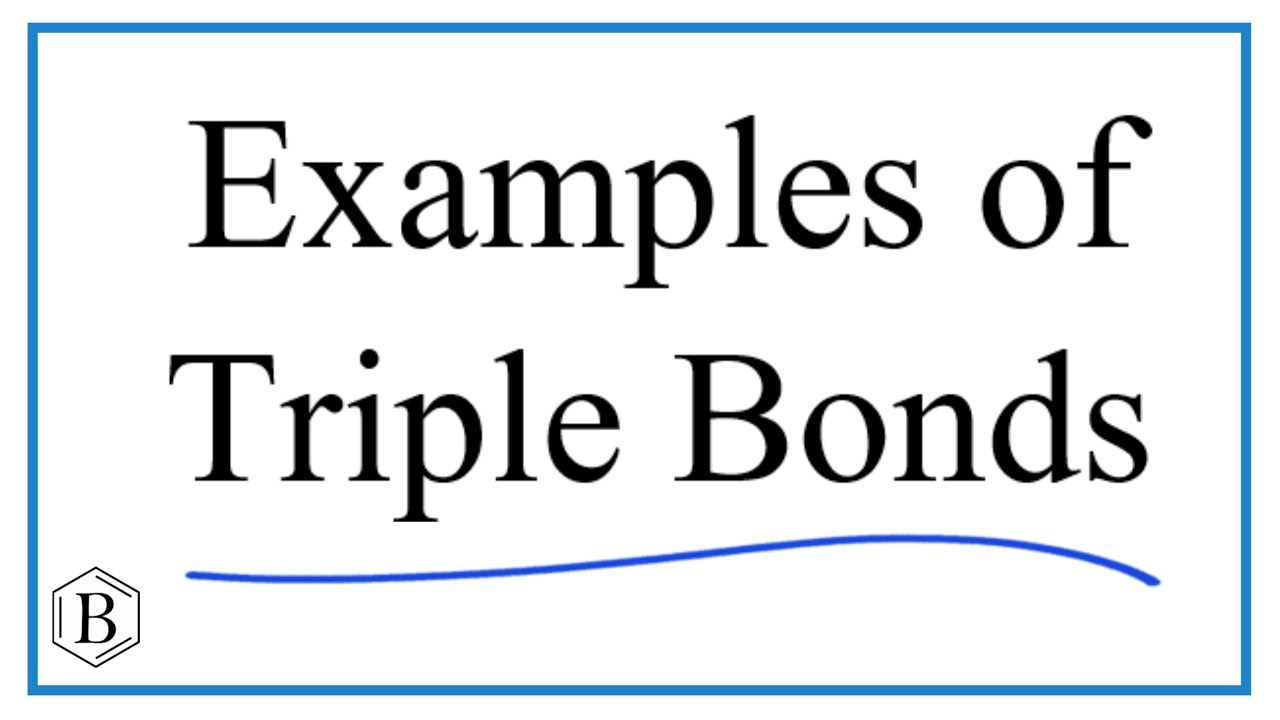 Examples of Triple Covalent Bonds - YouTube