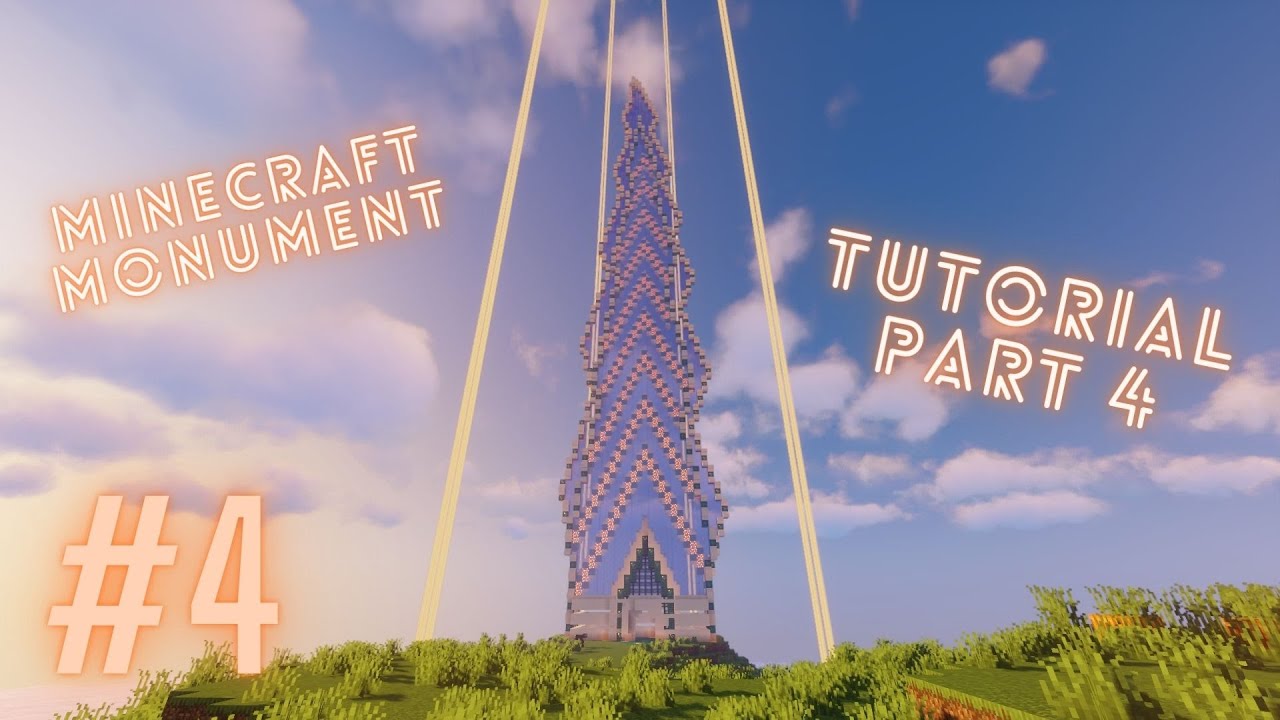 Minecraft: Modern Monument Tutorial (Part 4) - YouTube