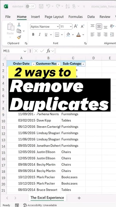 2 Ways To Remove Duplicates In Excel Remix Shorts Trending Exceltricks Exceltutorial 3632