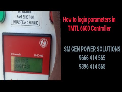 How to log in TMTL controller EDGC-6600 parameter - YouTube