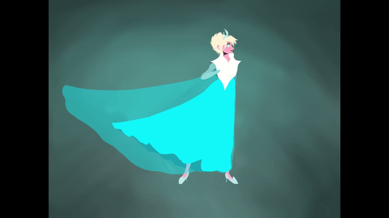 Evil Elsa concept art speedpaint - YouTube