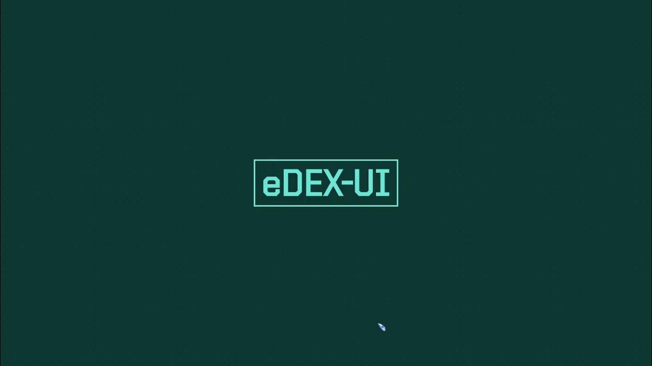 eDEX UI LINUX terminal review - YouTube